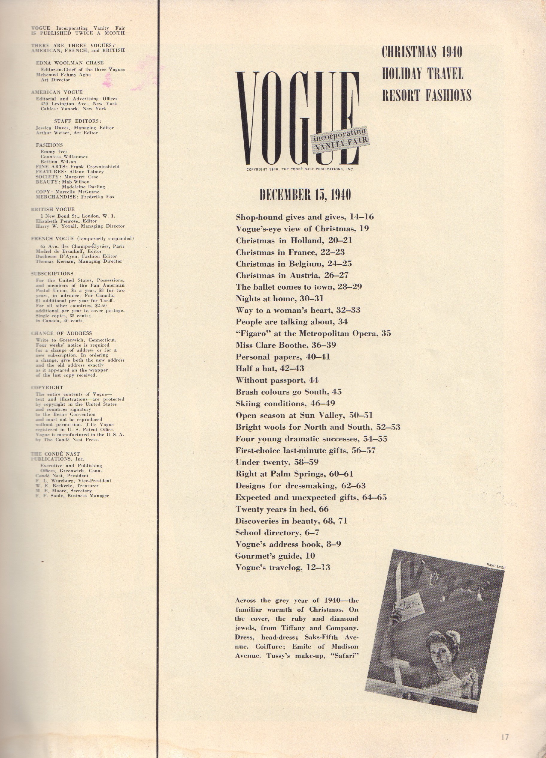 Vogue - December 15, 1940