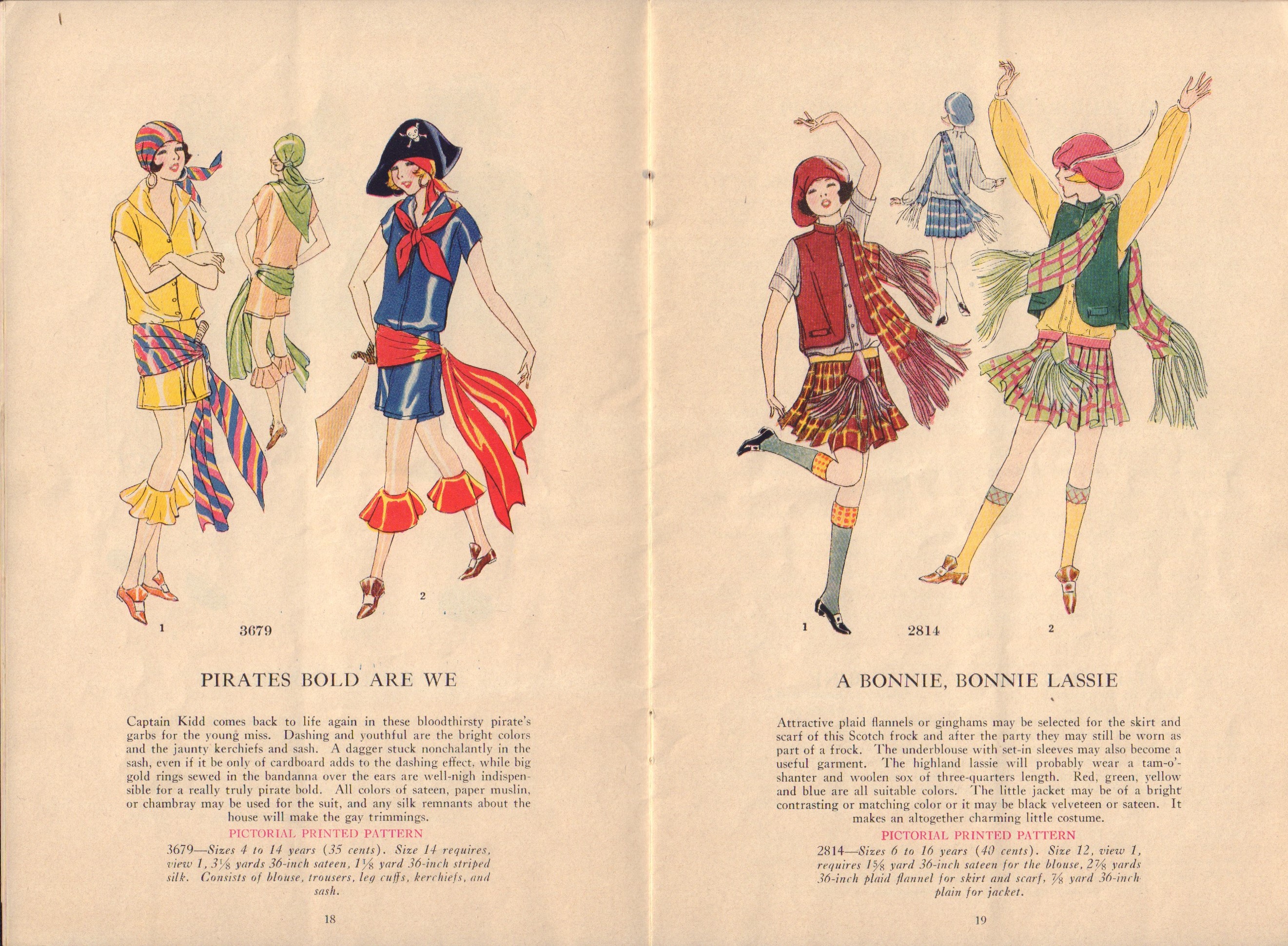 Masquerade Patterns, Pictorial Review Masquerade and Fancy Dress Costumes